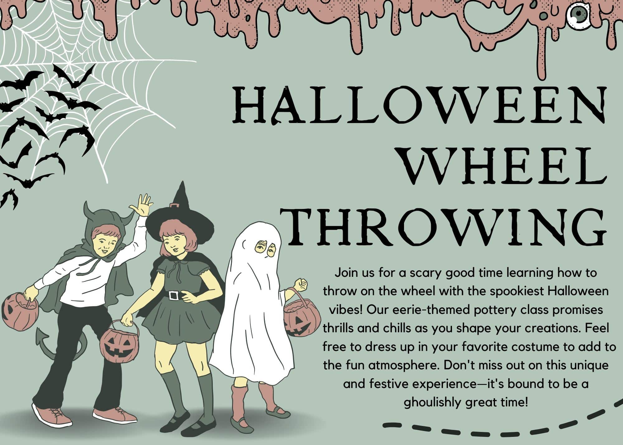 Halloween Wheel Throwing Party | The Clay Den