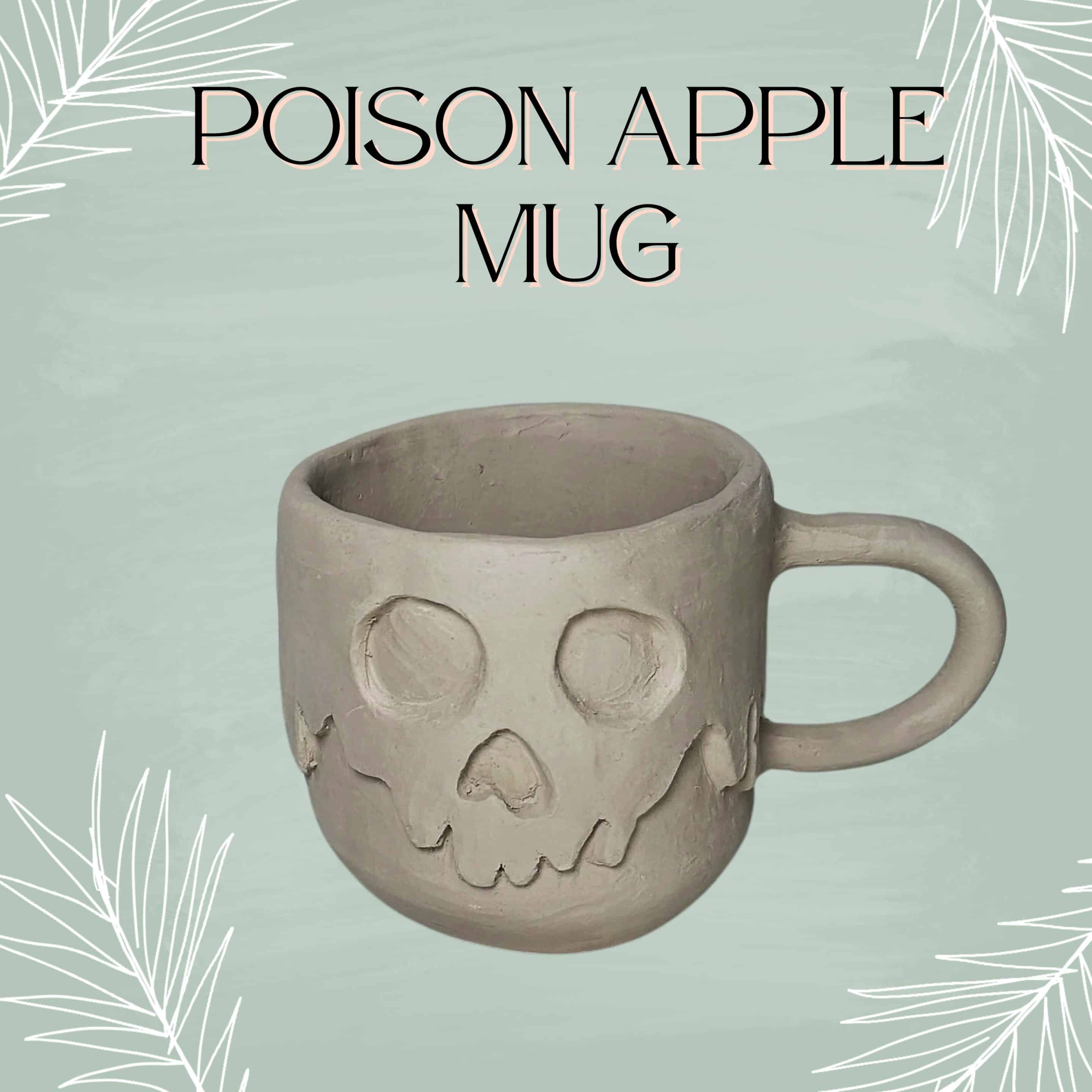 Poison Apple Mug Clay Hand Building Class | The Clay Den